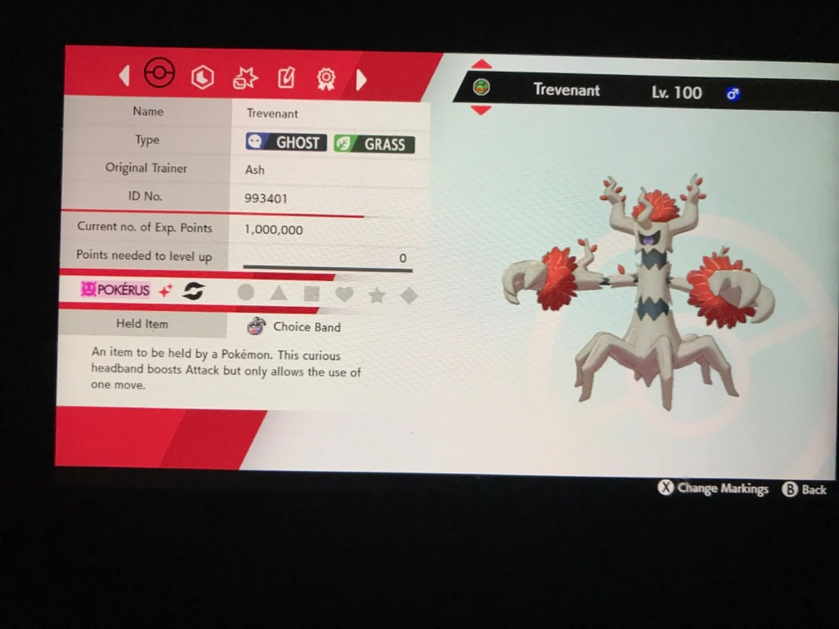 Pokemon Shiny Trevenant