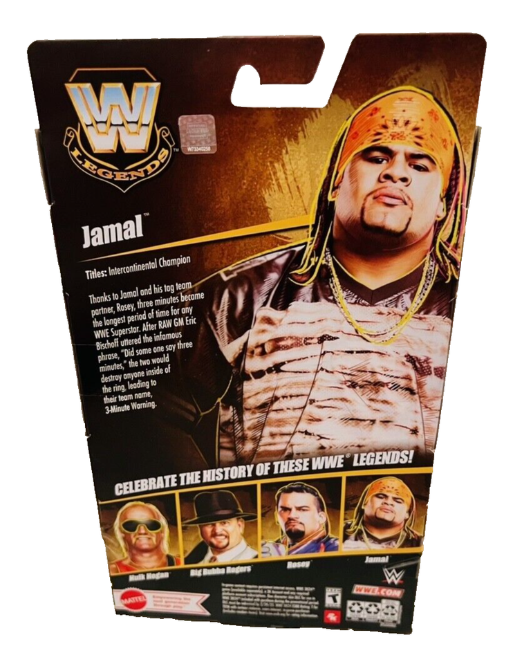 4 LOT WWE Legends Elite Series 23 Figure JAMAL ROSEY BIG BUBBA ROGERS HULK HOGAN | eBay