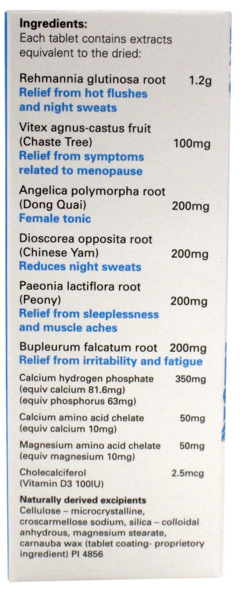 Harmony Menopause Tablets (60 Tab) Martin and Pleasance ::Relieve ...