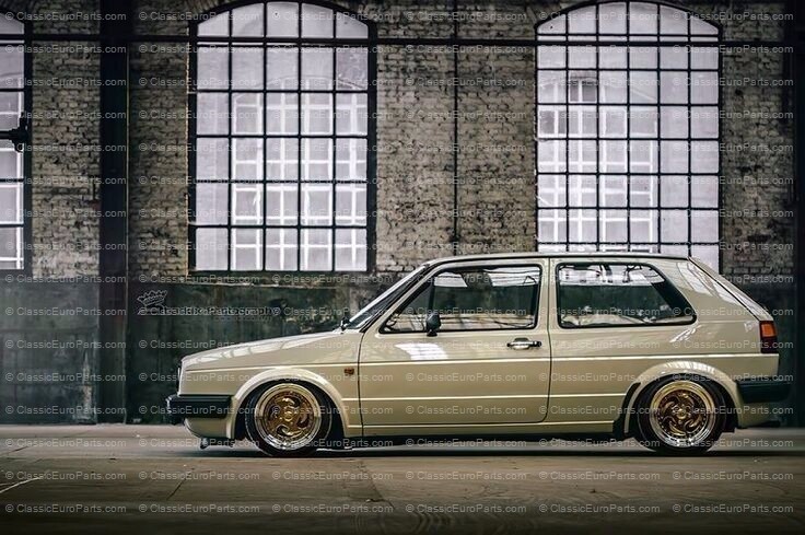 NOS VW Golf MK2 Rabbit Rear Bumper Euro Spec Textured Small Votex GTI ...