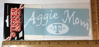Texas A & M Aggies Logo Aggie Mom Decal Sticker NCAA College Football ...