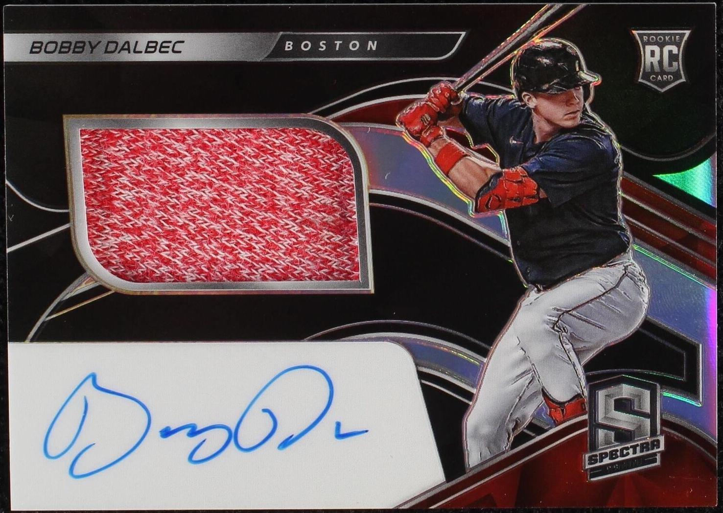 2021 Panini Spectra - Spectra Rookie Jersey Autographs Bobby Dalbec ...