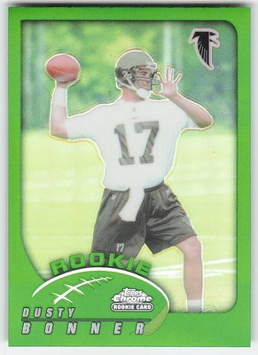 2002 Topps Chrome #241 Dusty Bonner FOOTBALL Atlanta Falcons | eBay