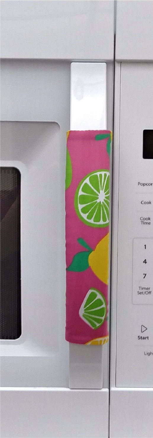 2 Microwave Oven Door Handle Cover Padded Lemon Lime (Two) | eBay