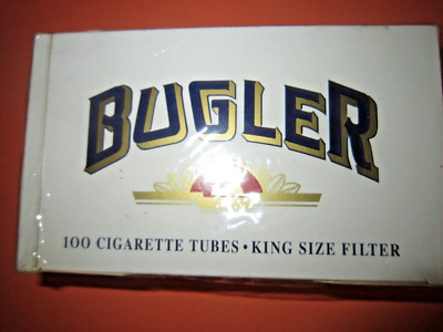 Vintage Bugler Cigarette Tubes, NIOB Of 100 - King Size Filter, Made In ...