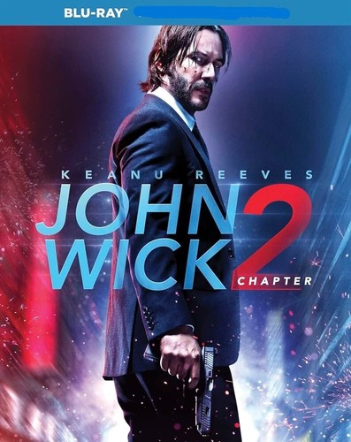 JOHN WICK CHAPTER 2 Blu-ray ** DISC ONLY ** Disc is New. Keanu Reeves ...