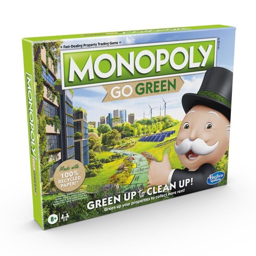Monopoly Go Green Hasbro Gaming Iconic Game environmental Brand New ...