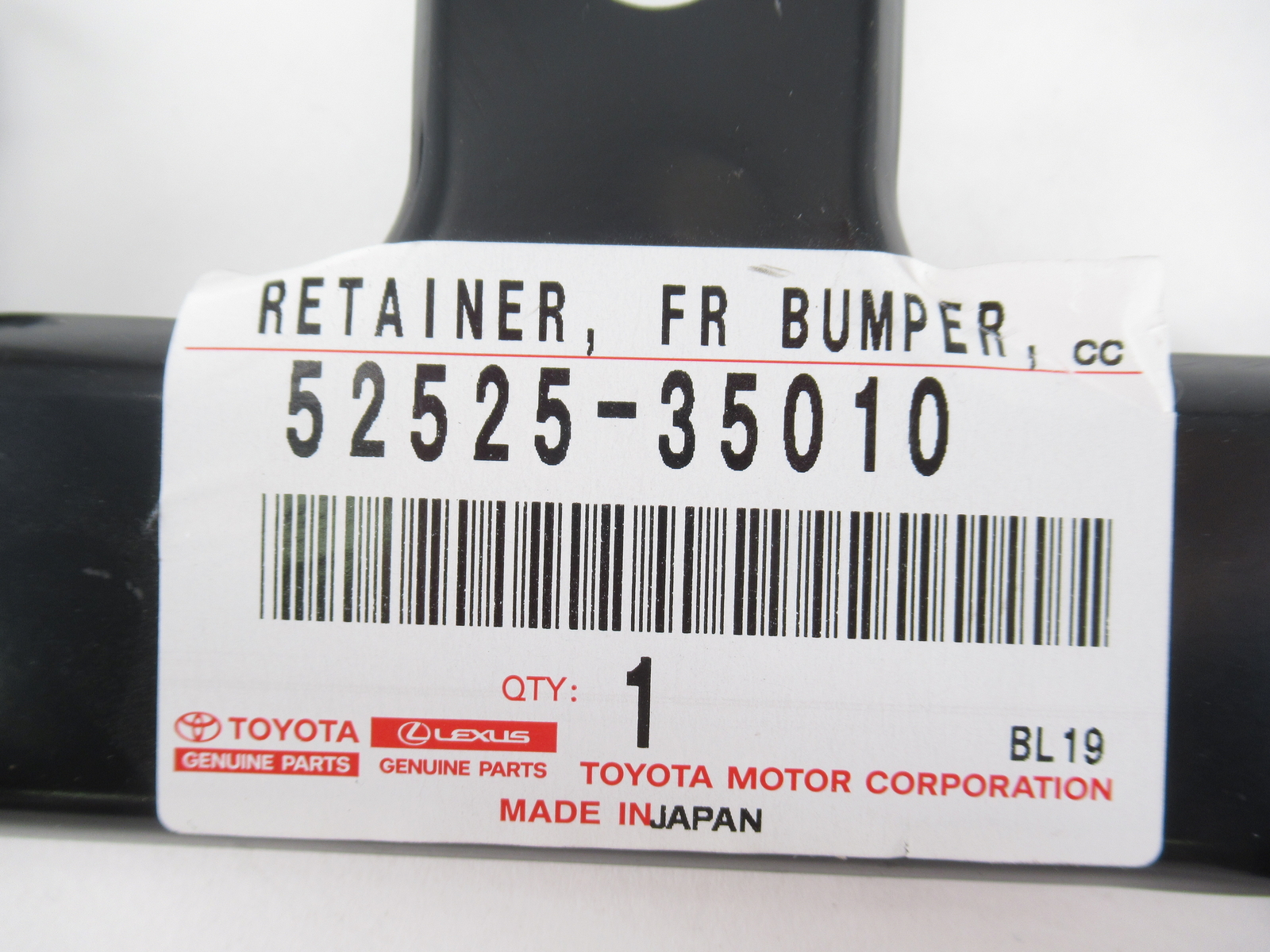 Genuine OEM Toyota 52525-35010 Front Bumper Retainer Bracket 2020-2023 ...