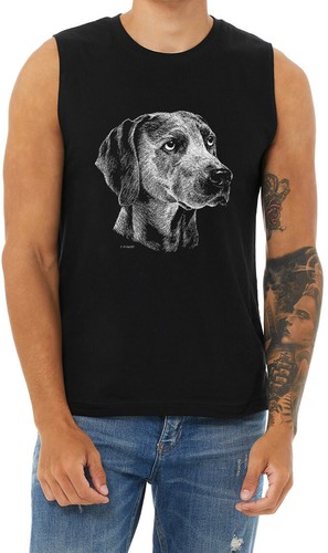 Dog Breed Gifts Weimaraner T-shirt Muscle Tee Sleeveless Mens Graphic ...