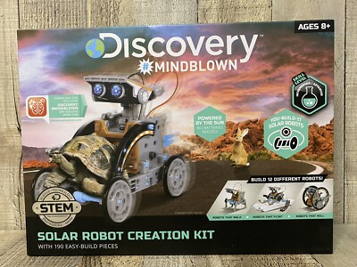 Discovery Mindblown Solar Robot Creation Kit STEM Science Easy-Build ...