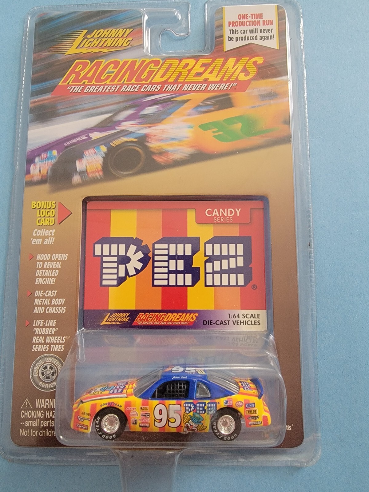 Johnny Lightning 1998 Racing Dreams PEZ Candy Series 1/64 Race Car #95 ...
