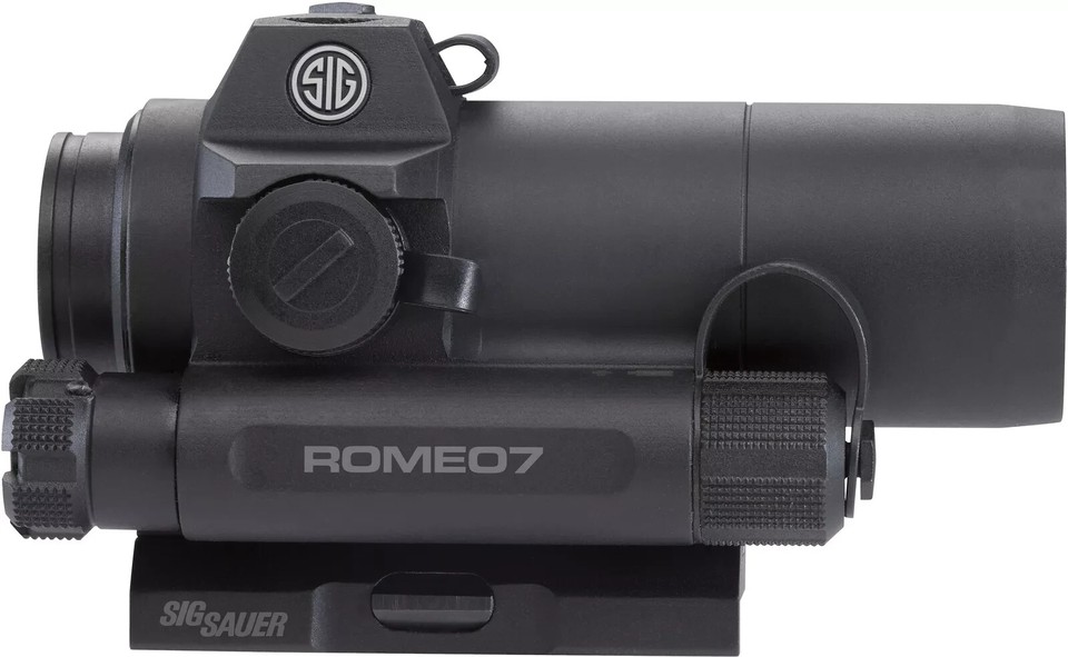 SIG SAUER Romeo 7 Red Dot Sight, 2 MOA Dot, Full Size 1x30mm, Graphite ...