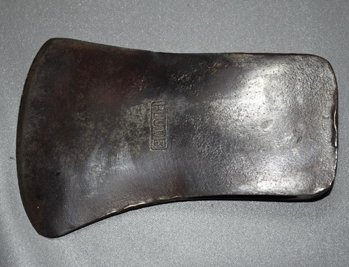 Vtg. Plumb Single Bit AXE HEAD - 3lbs 8oz - 4 3/4"Cutting Edge - 7 1/2 ...