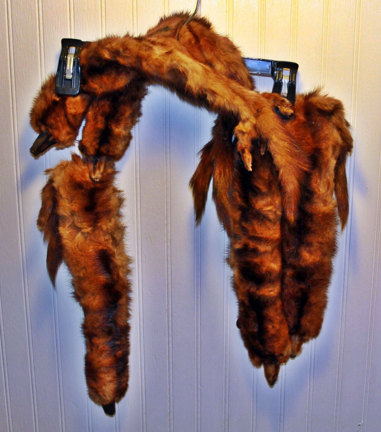 Women's 5 FULL Real Mink Fur Pelts PELT Stole Wrap Cape Scarf | eBay