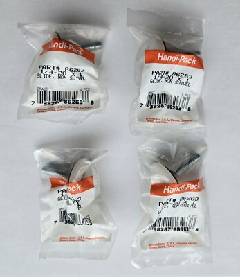 Threaded Chair Glide Non-Swivel Lot (4) 1/4-20 x 1" | eBay