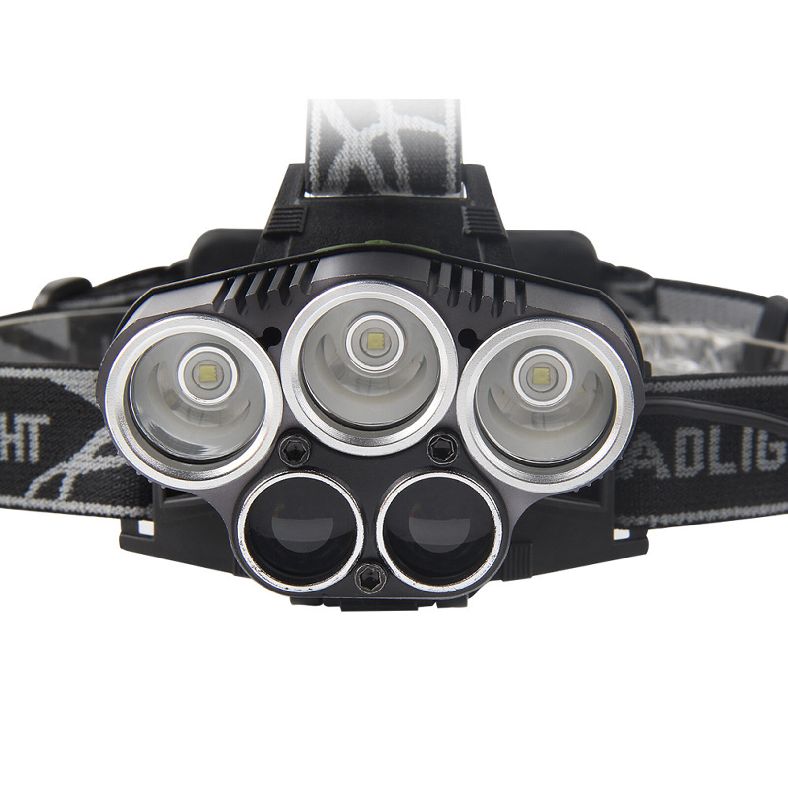 Rechargeable Headlamp Adjustable Angle Head Flashlight Bike D6N2 | eBay