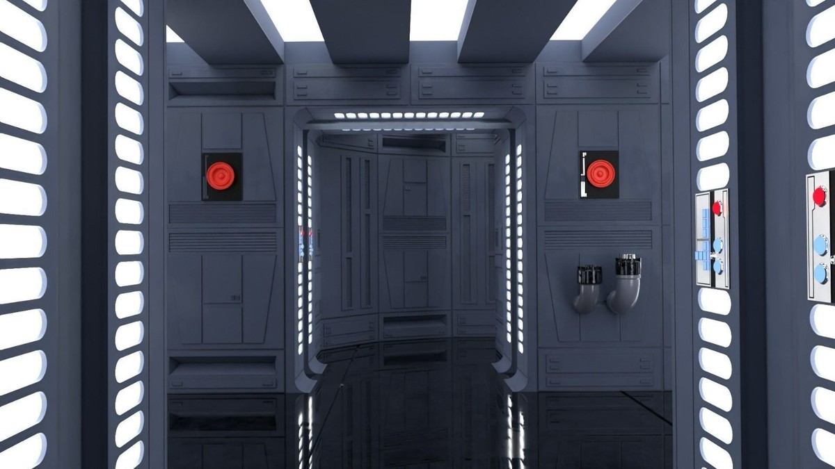 Death Star Interior Design Death Star Interior And Droid | 3d Models