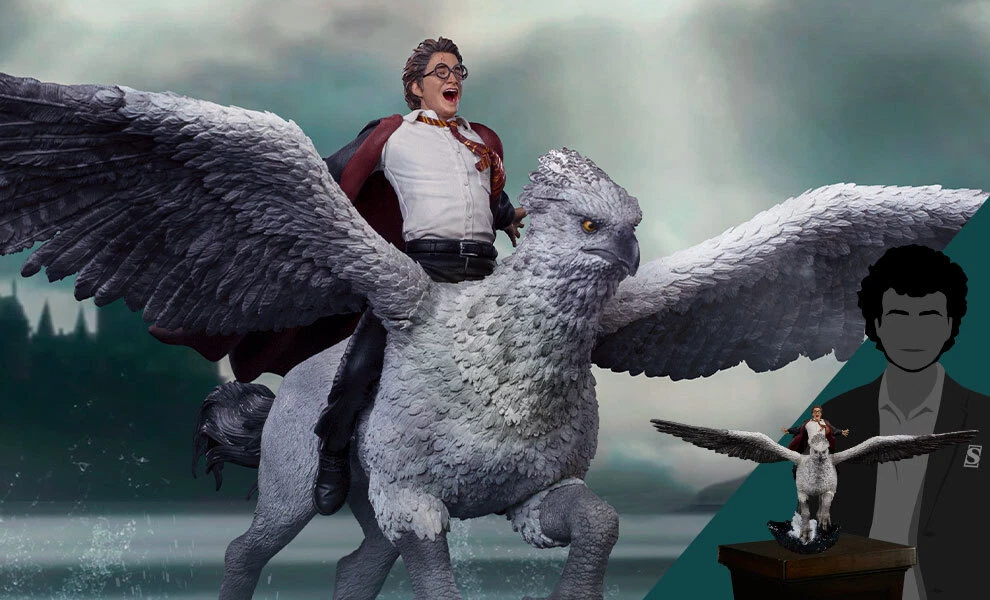 Harry Potter Flying On Buckbeak