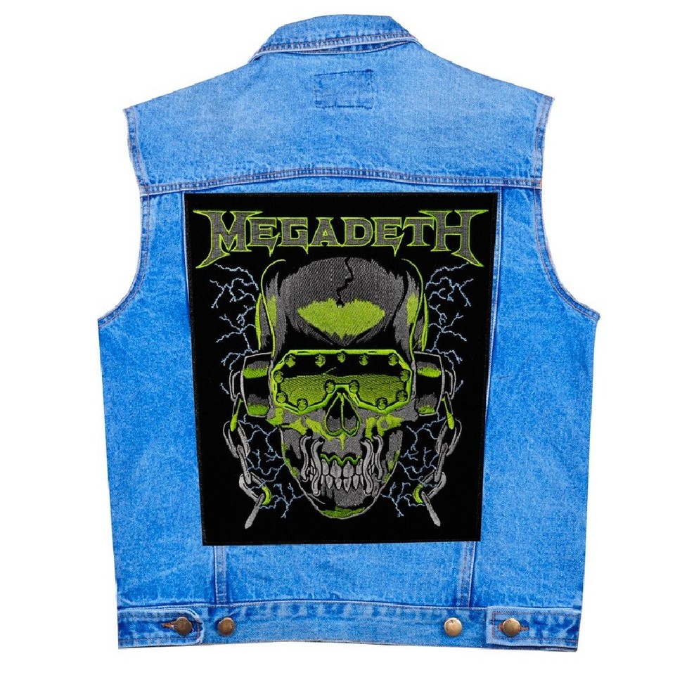 Megadeth Sew-on Back Patch | Skull American Thrash Heavy Speed Metal Band Logo | eBay