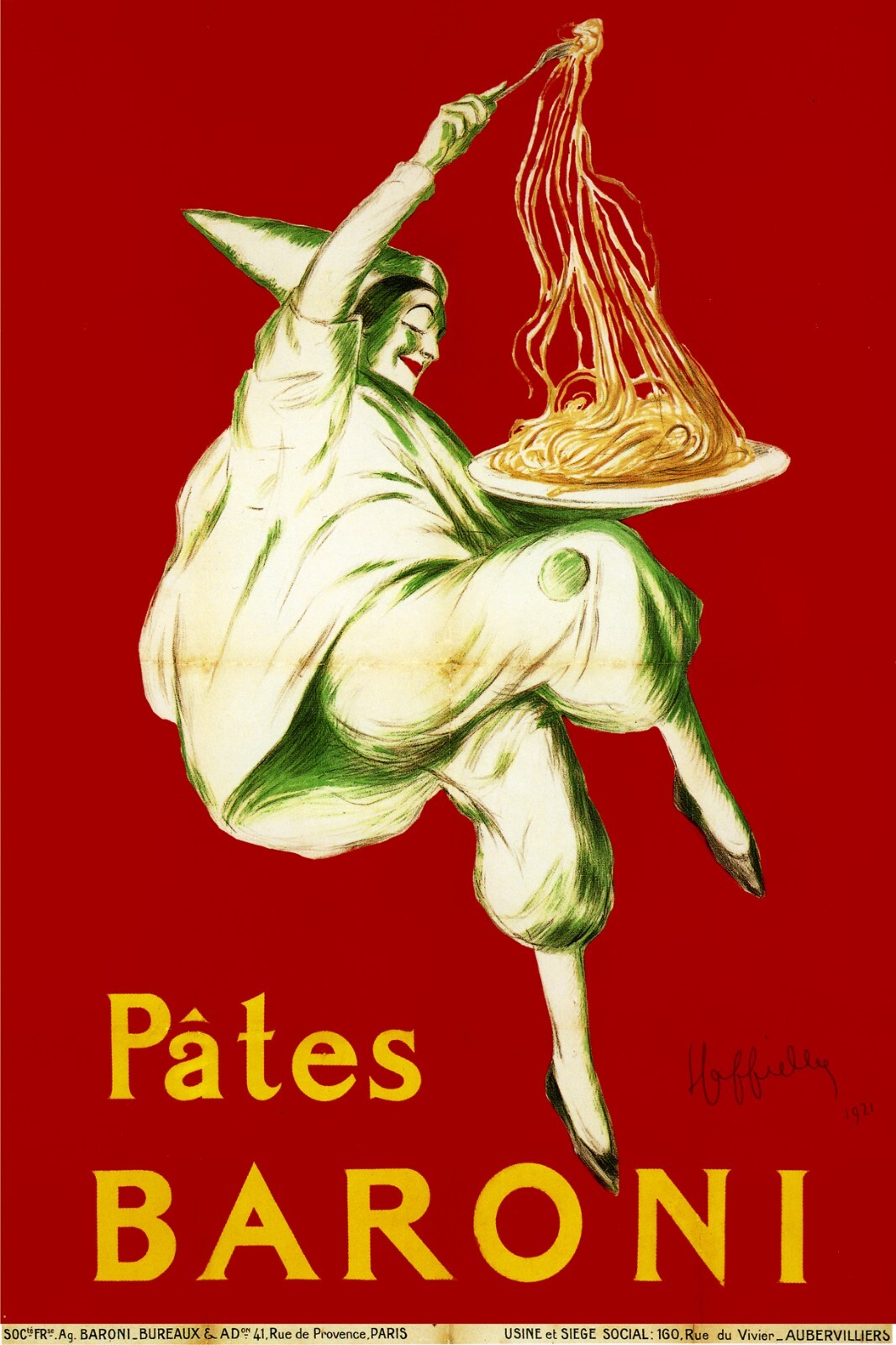 Pates Baroni Artist Leonetto Cappiello Vintage Advertisement Fine ...