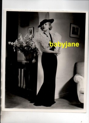 ANN SOTHERN ORIGINAL 8X10 PHOTO BY IRVING LIPPMAN 1935 FASHION THE GIRL ...