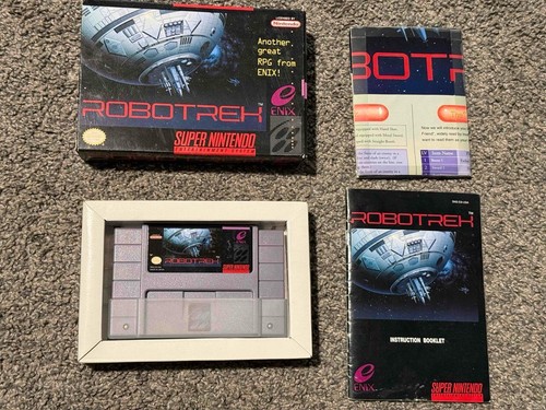 Robotrek Enix Super Nintendo Entertainment System SNES CIB Manual ...