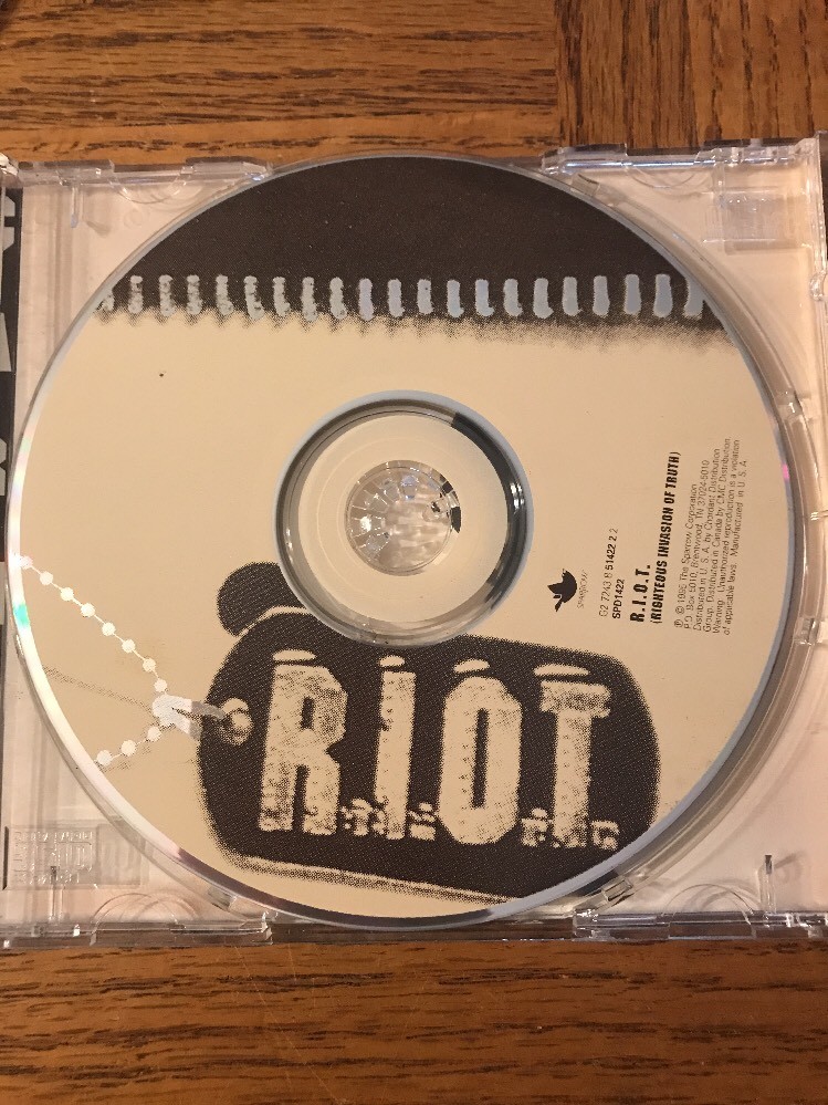 R.I.O.T. (Righteous Invasion of Truth) by Carman (CD, Oct-1995, Sparrow ...