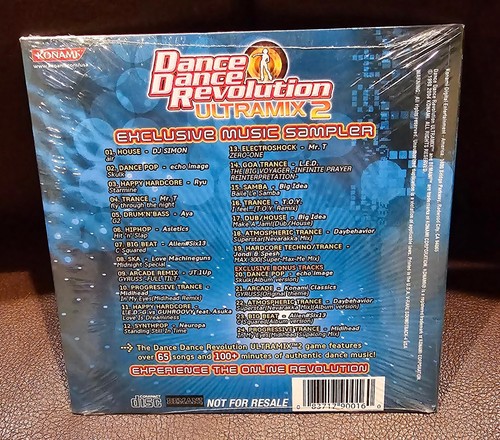 Dance Dance Revolution Ultramix 2 Limited Edition Music Sampler DDR CD ...