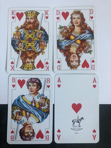 Vienna Piatnik Austrian Royal Bank Advert Swap Playing Cards Lot King ...