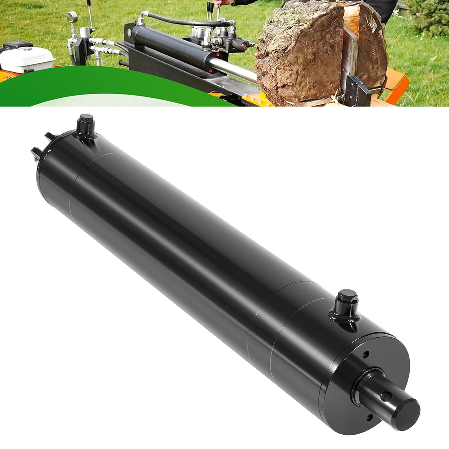 5"x 24" Hydraulic Cylinders Log Splitter Cylinder 3500PSI for Log ...