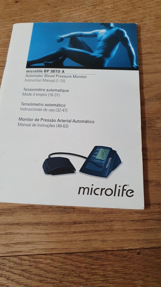 Automatic Blood Pressure Monitor - Microlife - Cuff Circumference 22-32 ...