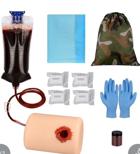 Laceration Wound Packing Trainer Kit, Stop The Bleed Training Kit w ...