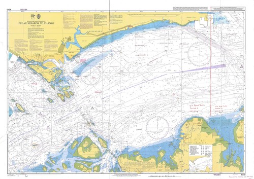 Admiralty 4041 Pulau Sebarok To Changi Singapore Indonesia Map Chart ...