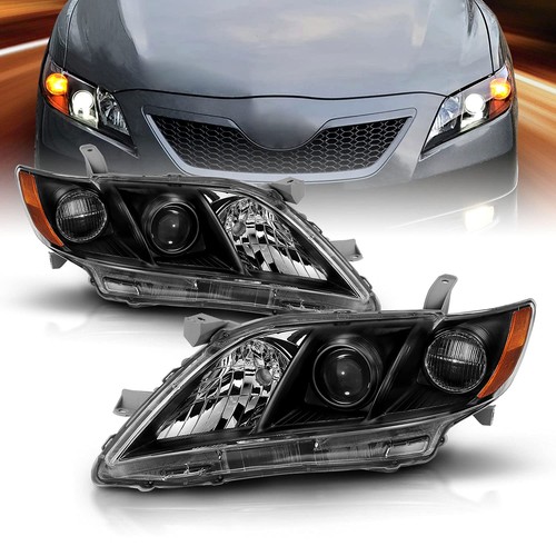 for 2007-2009 Toyota Camry Factory Style JDM Black Projector ...