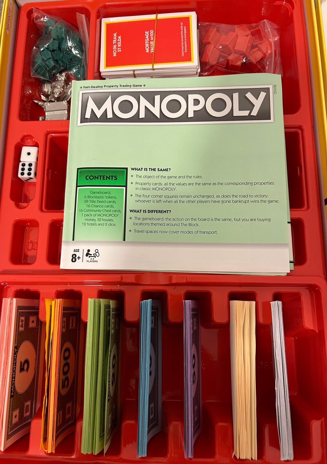 Monopoly The Block Game Special Edition Board Game Complete. Good ...