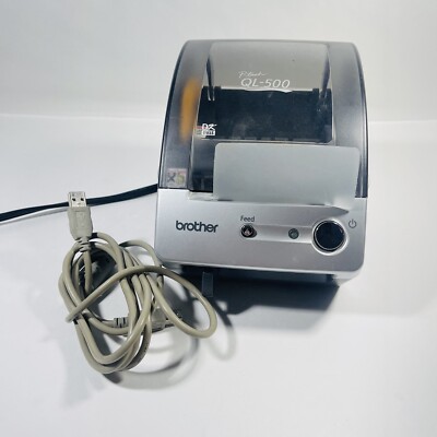 Brother P-Touch Model QL-500 Thermal Printer Manual Cut Label Printer ...