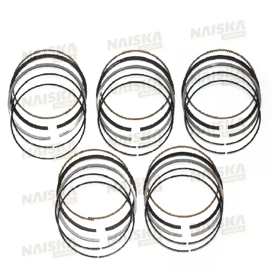 5x MAHLE Piston Ring Set STD Φ81mm For Volvo S60 S80 XC60 2.0 L5 ...