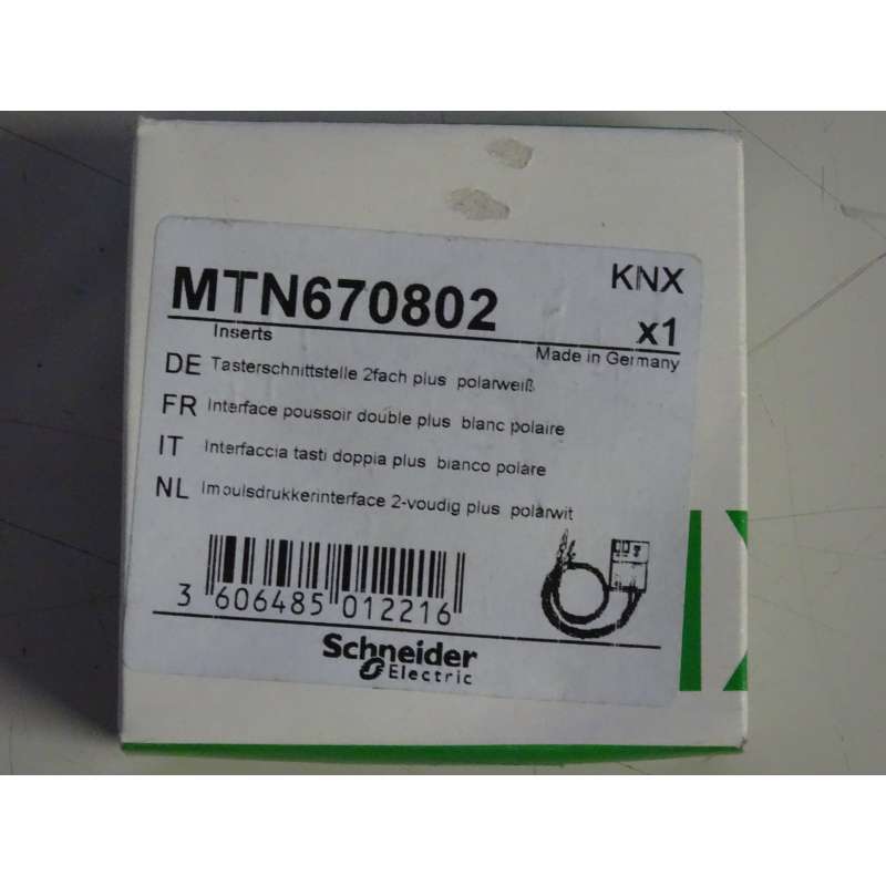 Knx MTN670802 Interface Boutons Conventionnel 2 Canaux Boite Pubs ...