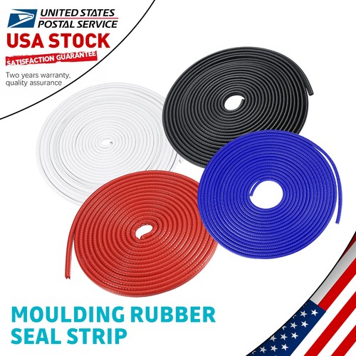 New 20 Feet Car Door Edge Trim Lock Guard Moulding Rubber Seal Strip ...