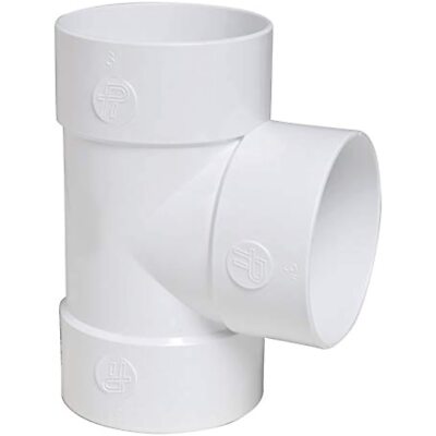 TEE STRAIGHT 3" PVC by PLASTIC TRENDS MfrPartNo P102 | eBay