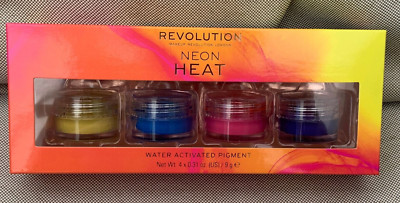 Revolution Makeup Neon Heat Water Activated Pigment Hydra Liner Set 4 ...