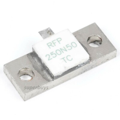 1pc 250w 50 ohm RF High Frequency Flange Mount Power Resistor Dummy ...