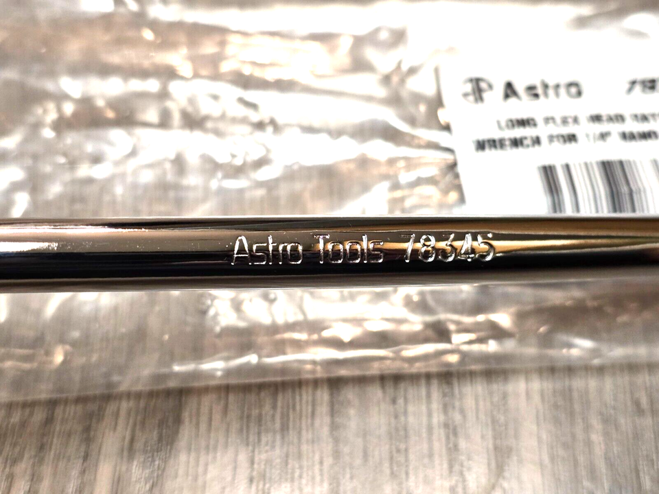 Astro Tools 10" Long 11mm Flex Head 1/4" dr Nano Socket Ratcheting ...
