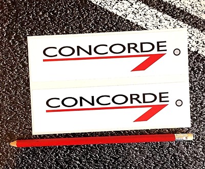 CONCORDE Stickers 16cm British Airways Aviation Aeroplane Airliner ...