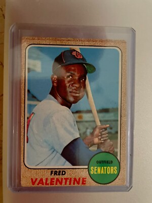 1968 TOPPS # 248 FRED VALENTINE | eBay