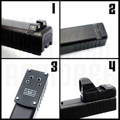 Adapter Plate for GLOCK® CANIK® FAXON® GIRSAN® ZEV® LONE WOLF® ALPHA ...