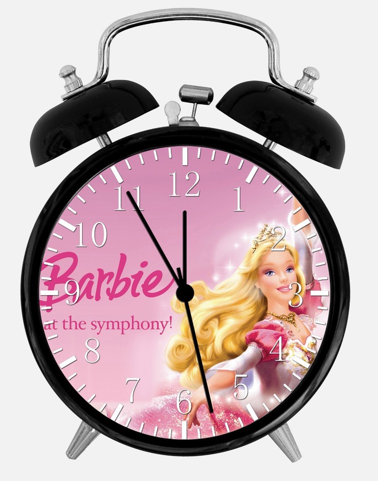 Barbie Doll Alarm Desk Clock 3.75" Home or Office Decor W106 Nice For ...