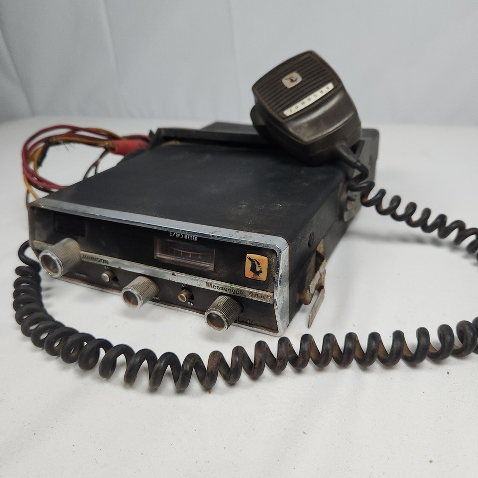 Vintage Johnson Messenger 4140 CB Radio Transmitter Made In USA | eBay