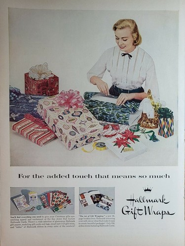 Hallmark Cards Vintage Print Ads Wall Decor Send the Very Best Lot of 3 ...