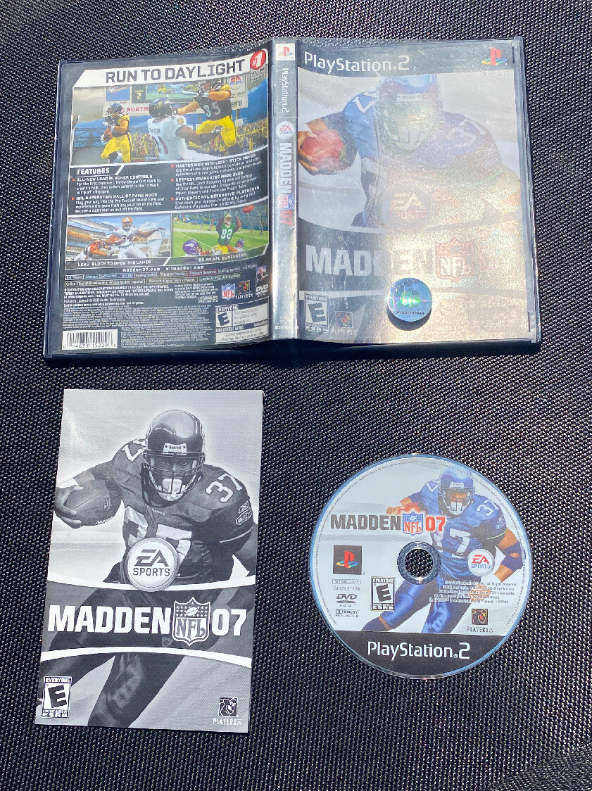 Madden 07 PS2 Game & Manual 100% Working Tested EA Sports 14633152296| eBay